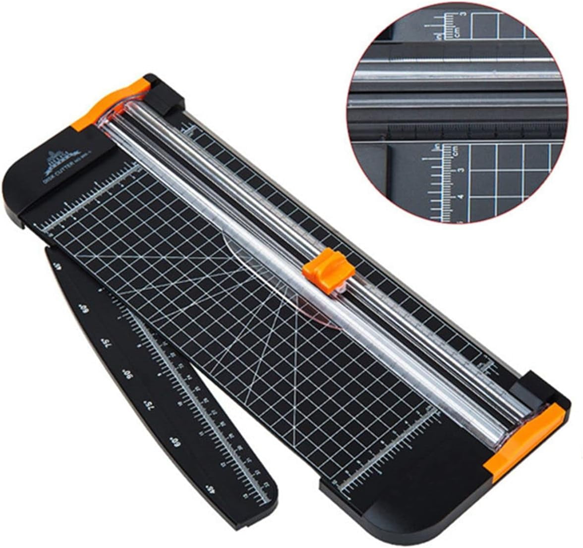 XXF-Heavy Duty Paper Cutter A4 Precision Rotary Paper Photo Card Cutter ...