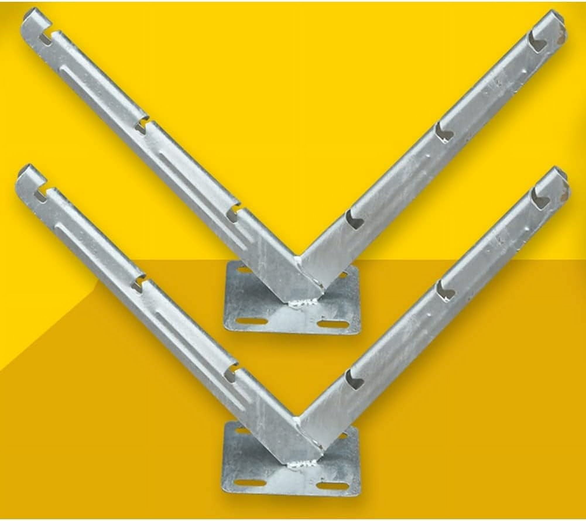 XXIOJUN Razor Wire Bracket - Barb Wire Extension Bracket - Galvanized V ...