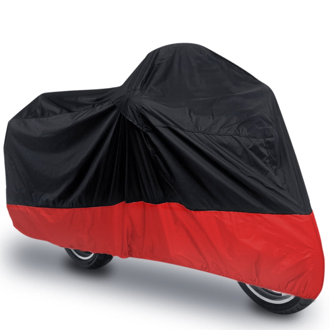 XXL 180T Motorcycle Cover UV Snow Water Proof Black Red For Harley ...