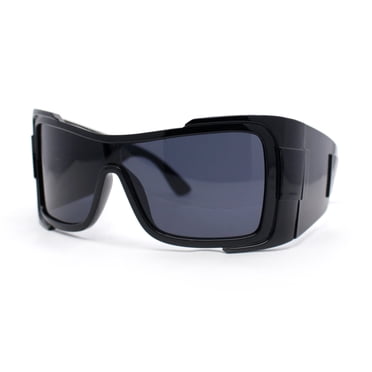 Xloop Oversized Mirror Lens Wrap Around Plastic Riding Sport Sunglasses ...