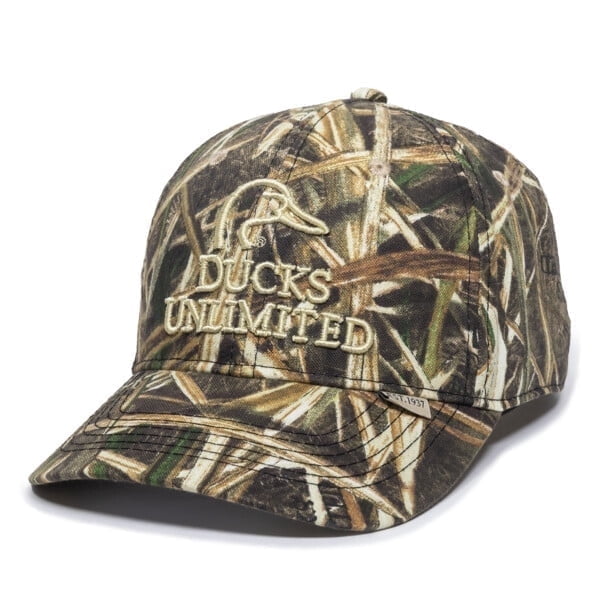 XXL Ducks Unlimited Camo Hat – Mid Profile Structured Hunting Cap with ...