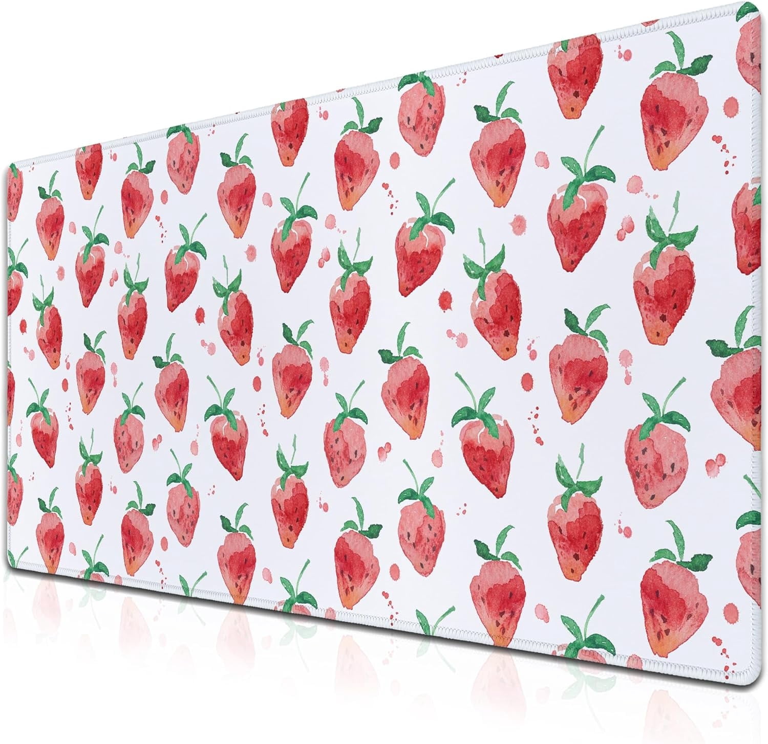 XXL Keyboard Pad Red Mouse Mat, Gaming Mouse Pads Big Mouse Pad, Modern ...