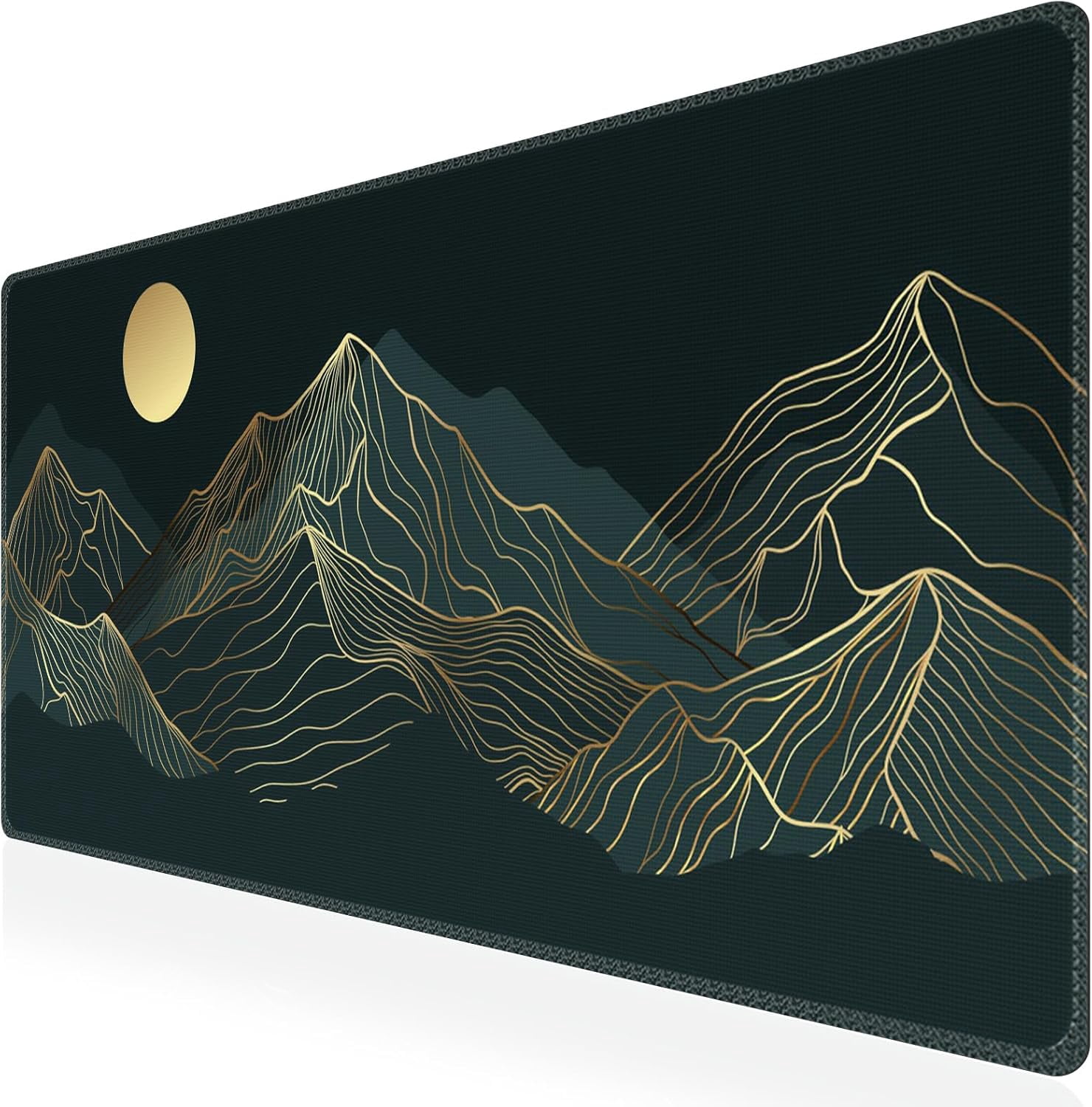 XXL Large Mouse Pad, Green Big Mousepad with Stitched Edges& Stable ...