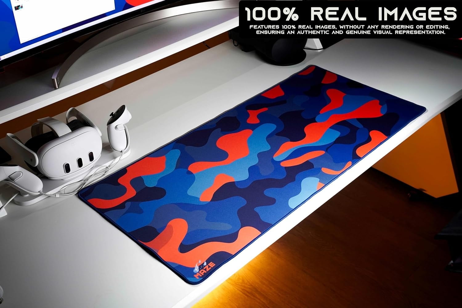 XXL Mouse Pad/Mat | (35.5''x15.8''x0.12'') Light Series Mousepad for ...