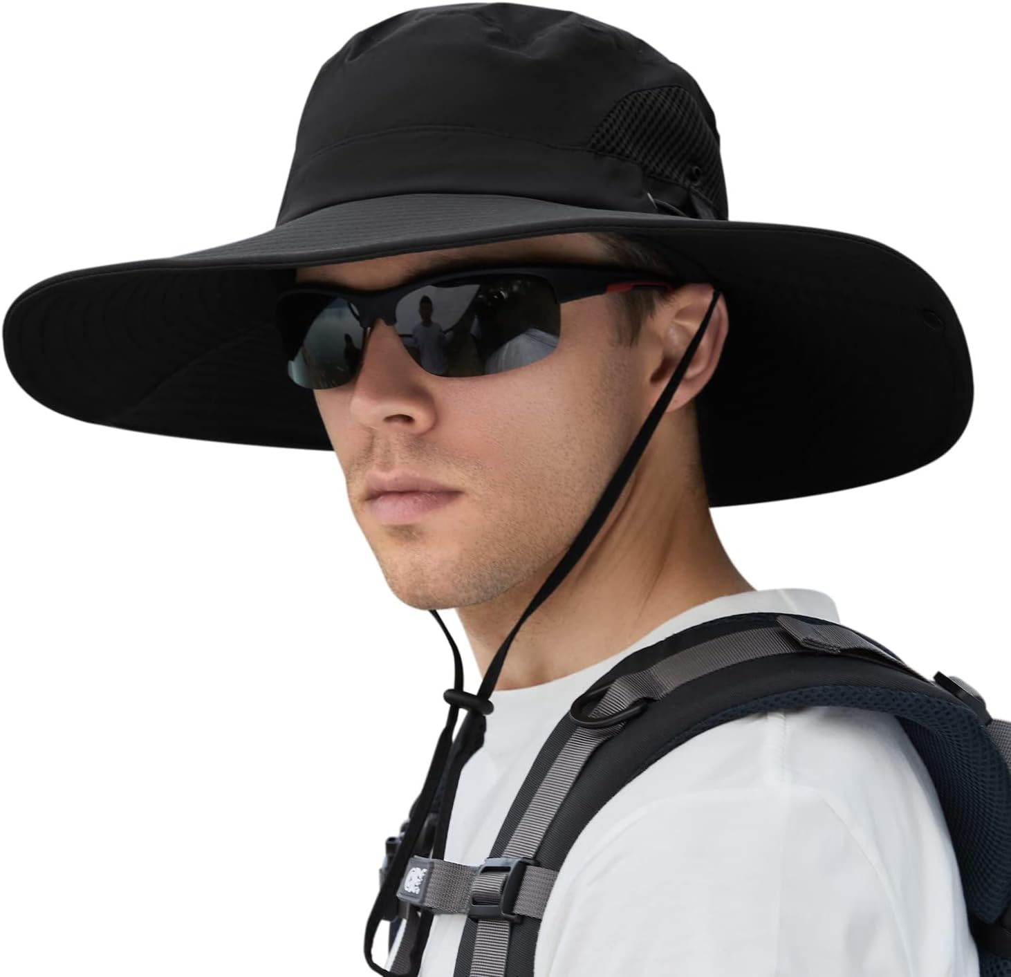 XXL Oversize &Wide Brim Sun Hats for Men UPF 50+ & Waterproof Fishing ...