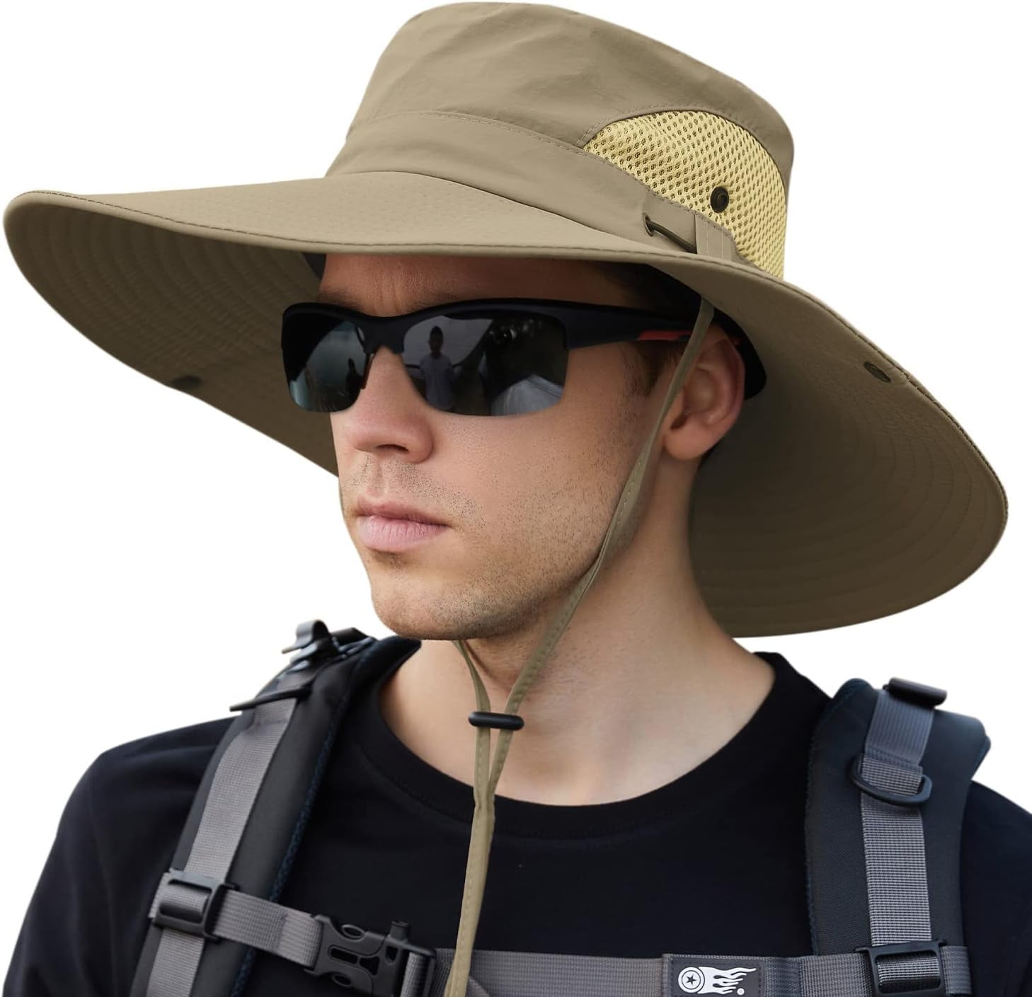 XXL Oversize &Wide Brim Sun Hats for Men UPF 50+ & Waterproof Fishing ...