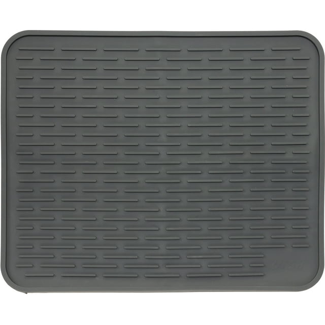 LISH XXL Silicone Kitchen Dryer Drainer Dish Drying Mat 24 x 18 Inch ...