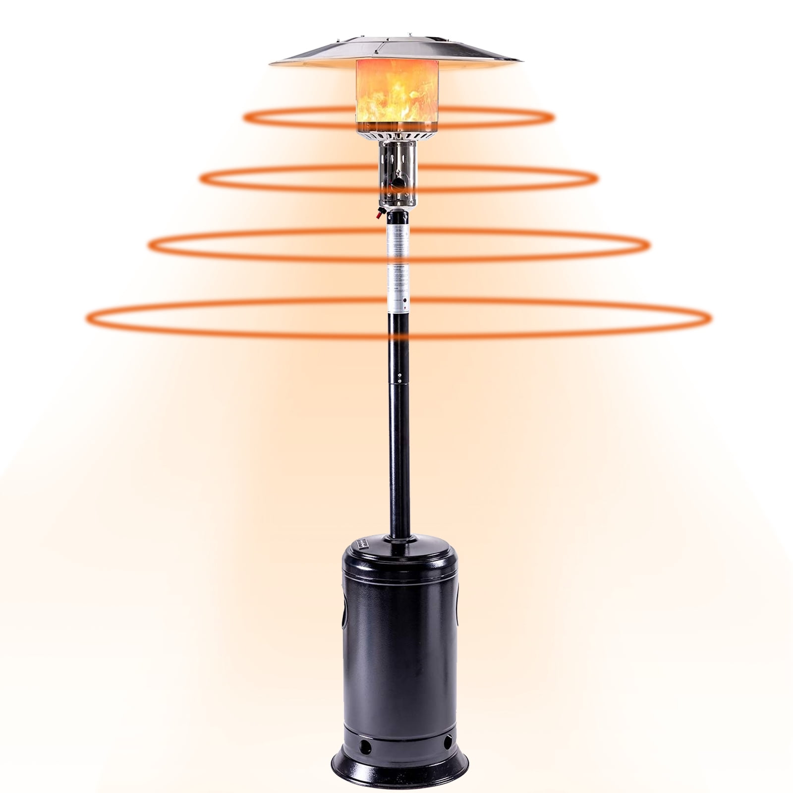 XXLYY Outdoor Patio Propane Heater, 47,000 BTU standing Gas Heater with ...