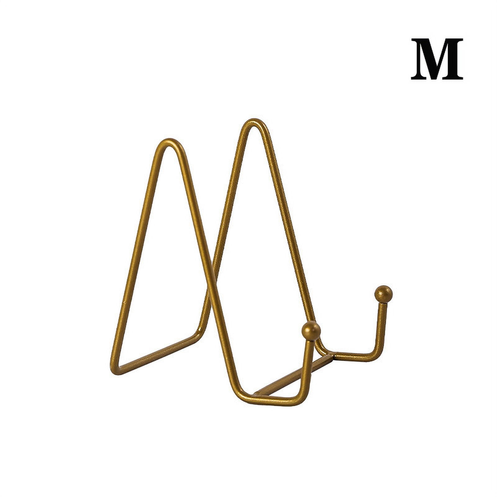 XXMAO Iron photo frame bracket stone easel bracket ceramic disc frame ...