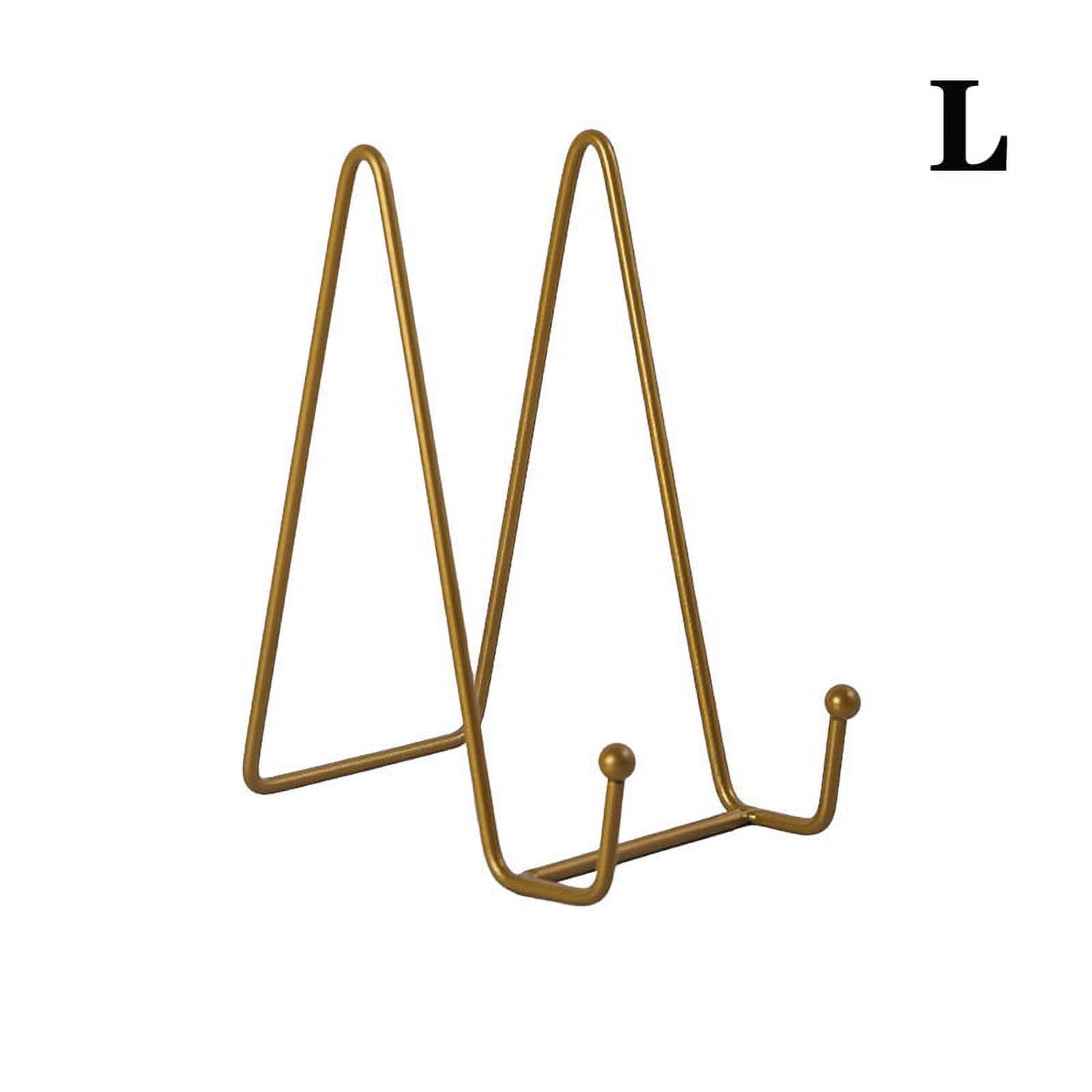 XXMAO Iron photo frame bracket stone easel bracket ceramic disc frame ...