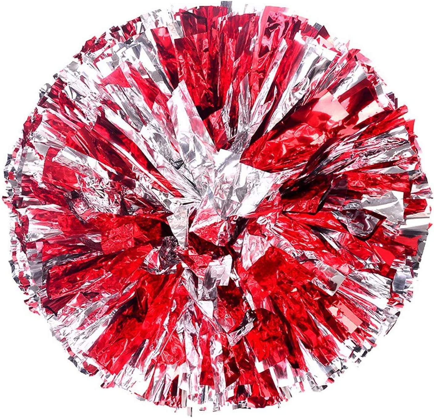 XXMU 2 Pack Cheerleader Pom Poms Sports Dance Cheer Plastic Pom Poms ...