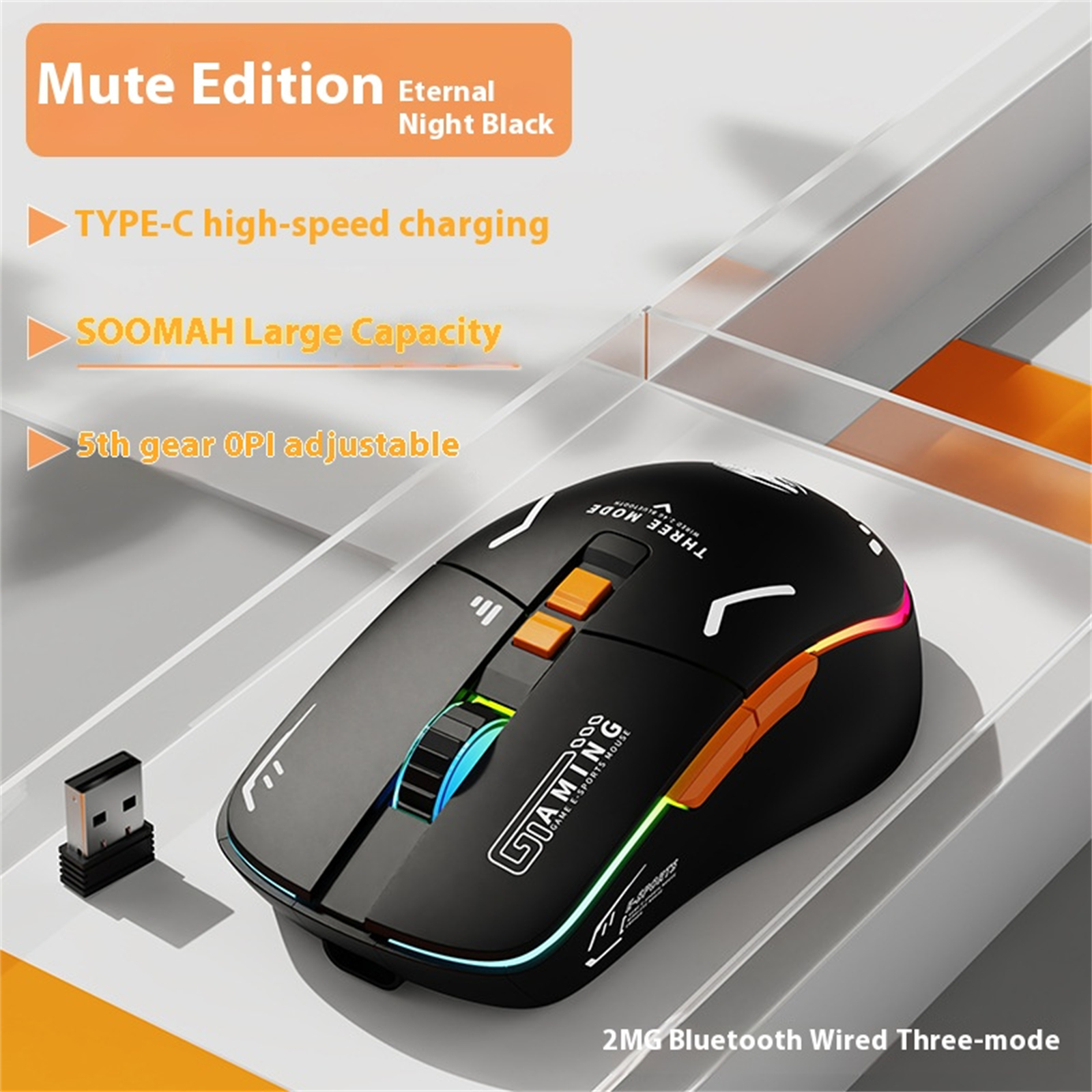 XXPLKPFA G308 Wired Wireless Bluetooth Triple Mode Mecha Wireless ...