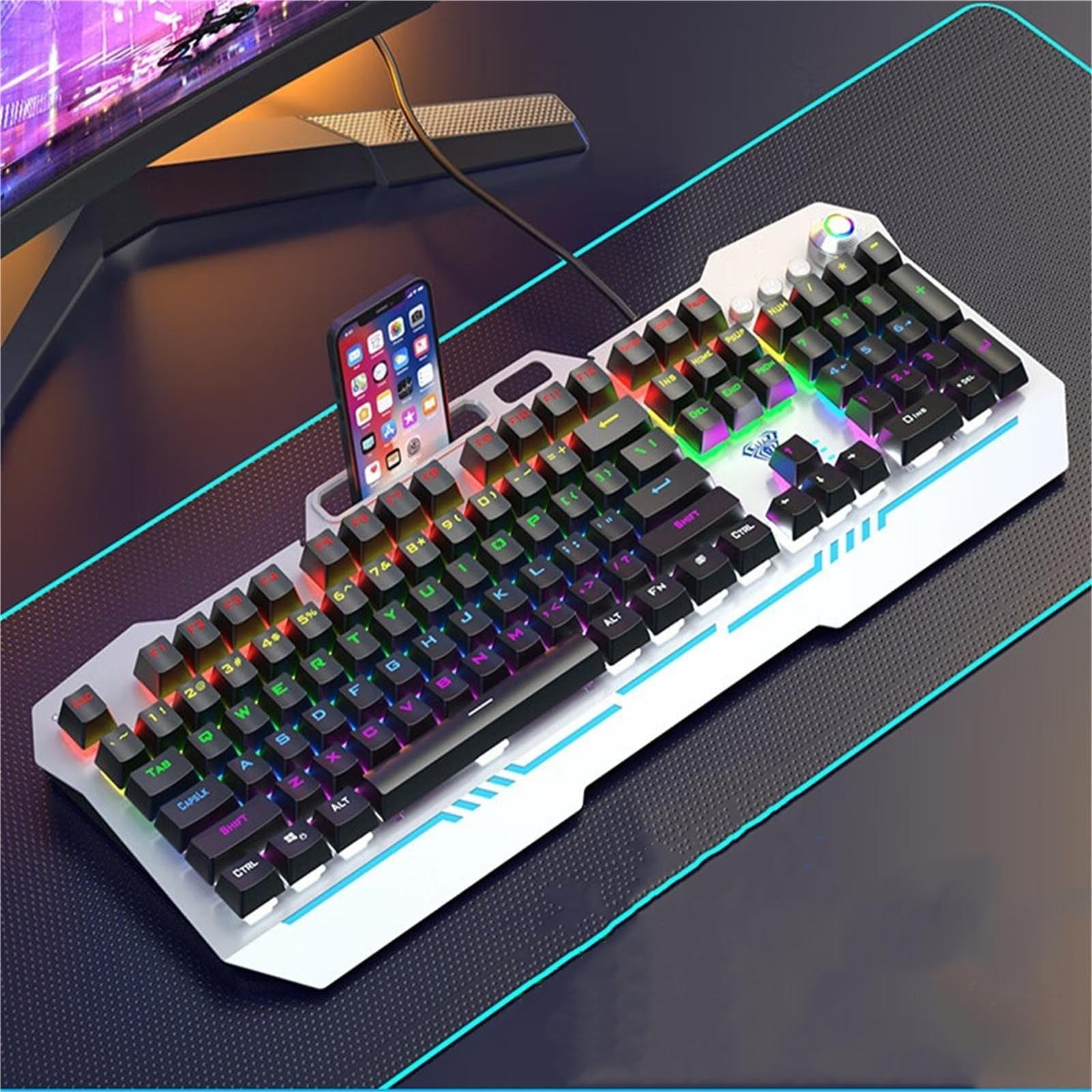 XXPLKPFA Reaper Mechanical Keyboard, Full Key Hot Swap, Multi-Platform ...