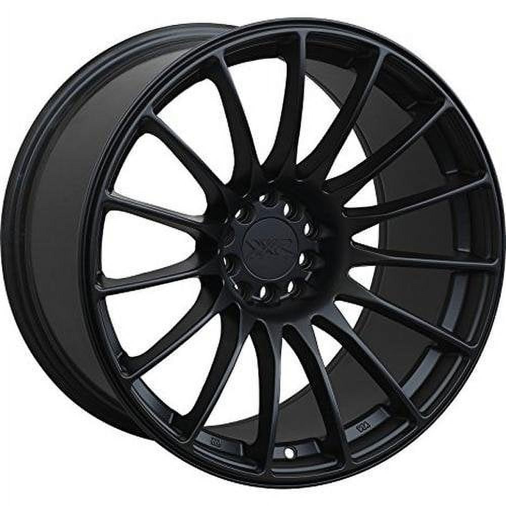 XXR 550 18 Black Wheel / Rim 5x100 & 5x4.5 with a 36mm Offset and a 73. ...