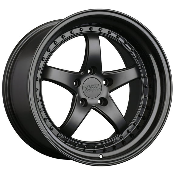 XXR 565 18x9.5 5x114.3 38et Flat Black / Gloss Black Lip Wheel ...