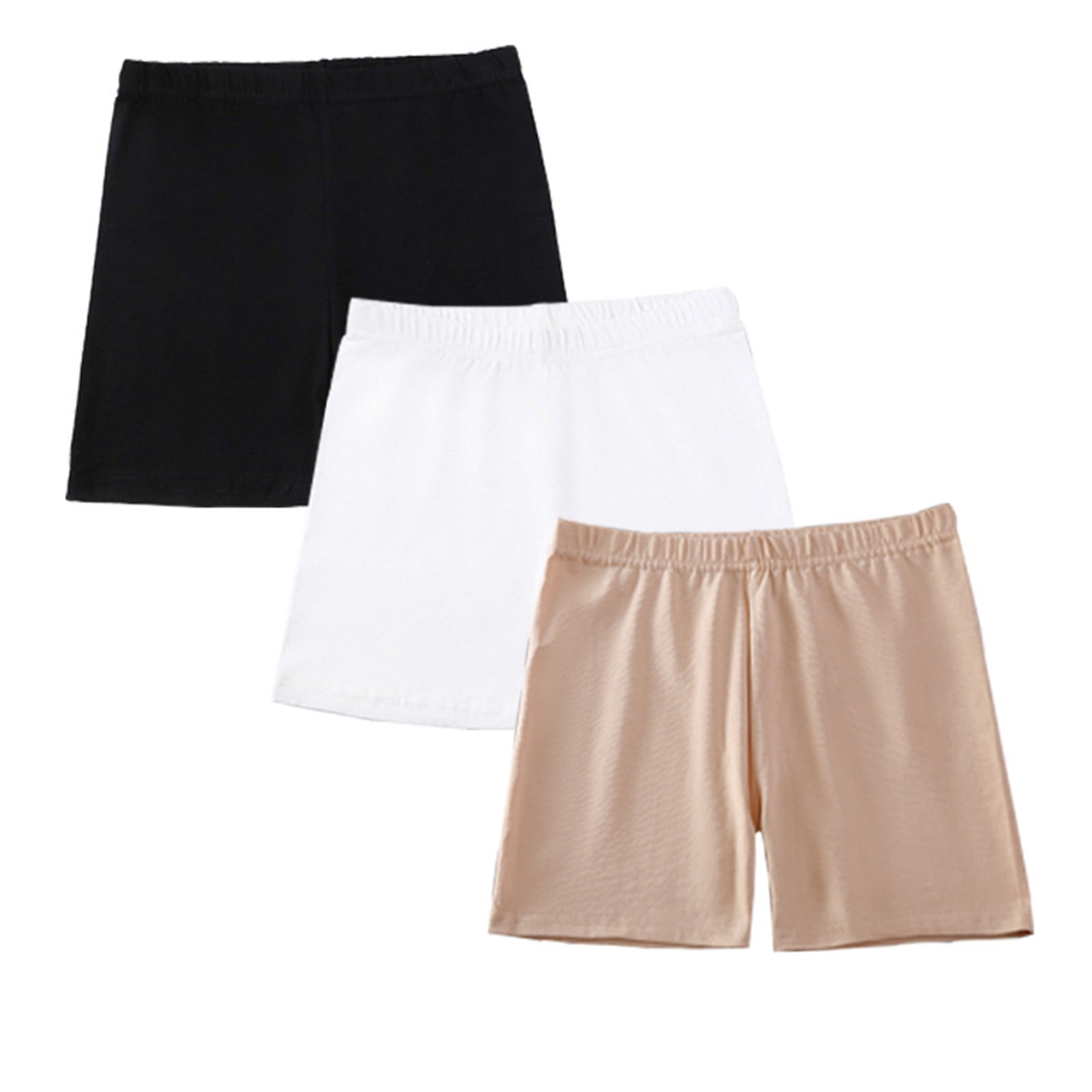 XXWXYD 3 Pack Girls Bik𝖾r Shorts Cotton Cartwheel Dance Yoga Play 𝖴nder ...