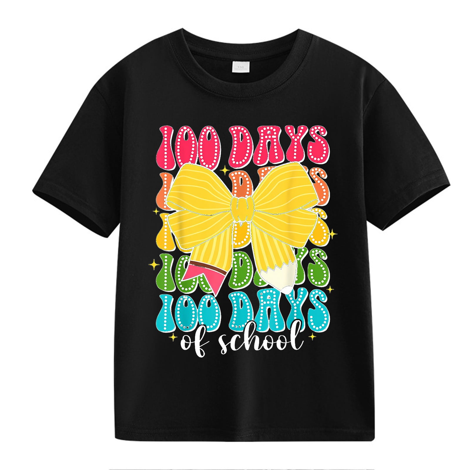 XXWXYD Clearence 100th Day School Celebration Kids Tee - Vibrant Number ...