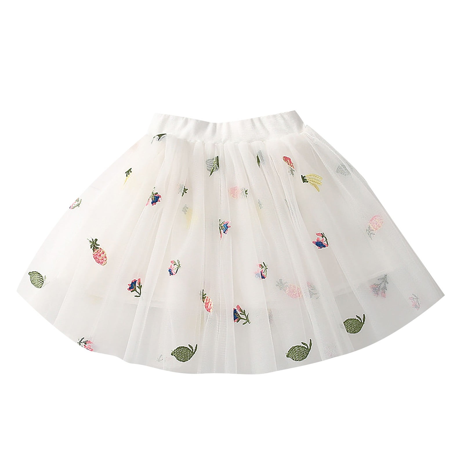 XXWXYD Girls Layered Tu𝗍u Skirt Elastic High Waist Tulle Ballet Dress ...