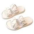 XXWXYD Girls Open Toe Breathable Slippers, Soft 𝖢ozy Summer Indoor ...