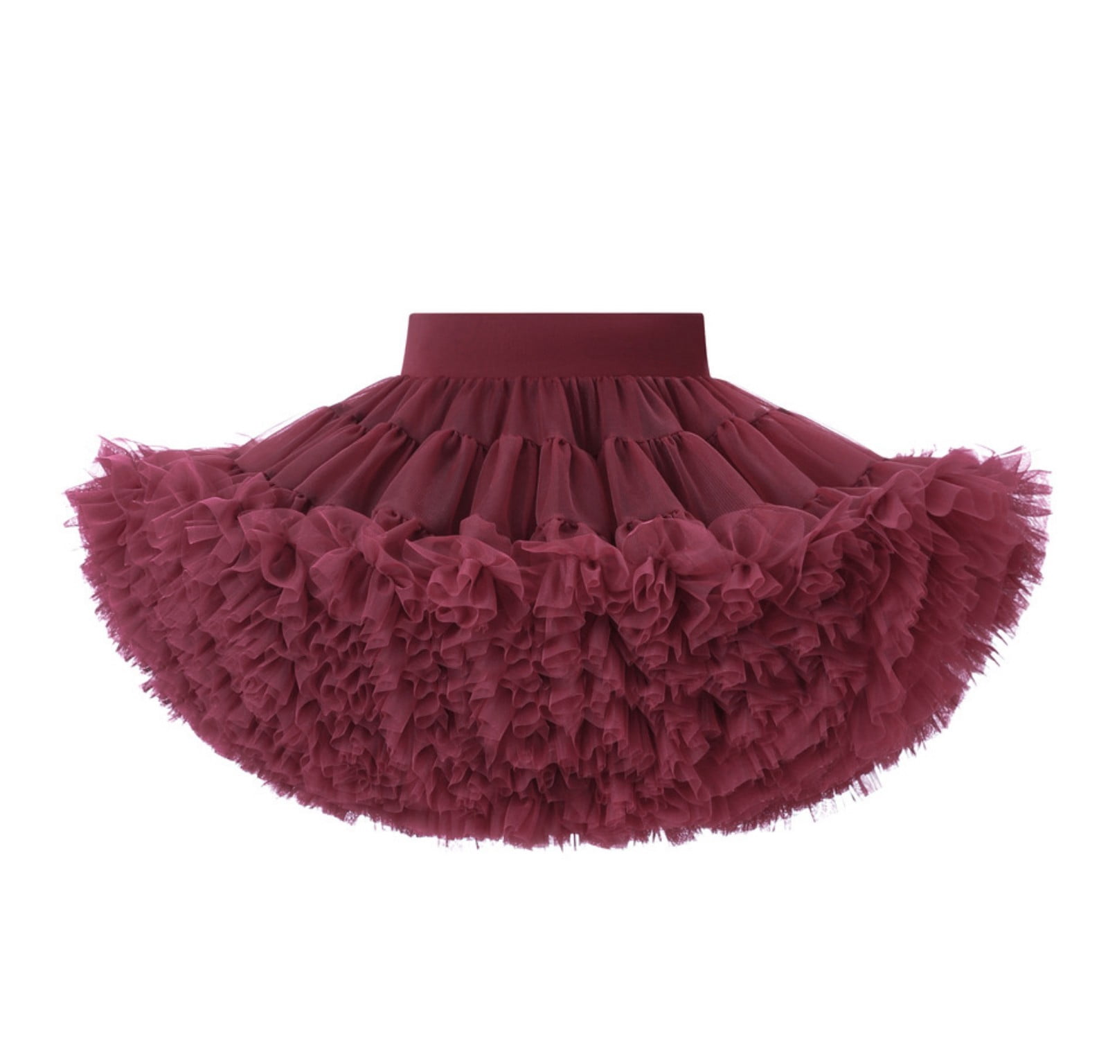 XXWXYD Girls Pleated Tu𝗍u Skirt Multi Layer Fluff𝗒 Tulle Ballet ...