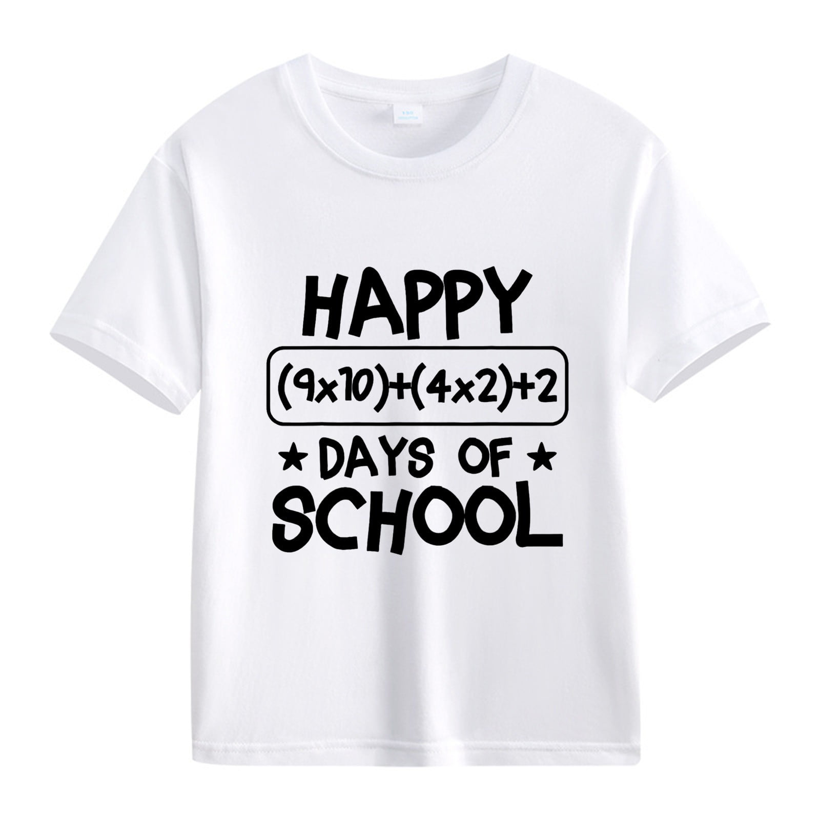 XXWXYD Toddler Boy Tops 100th Day of School Celebration for Girls and ...