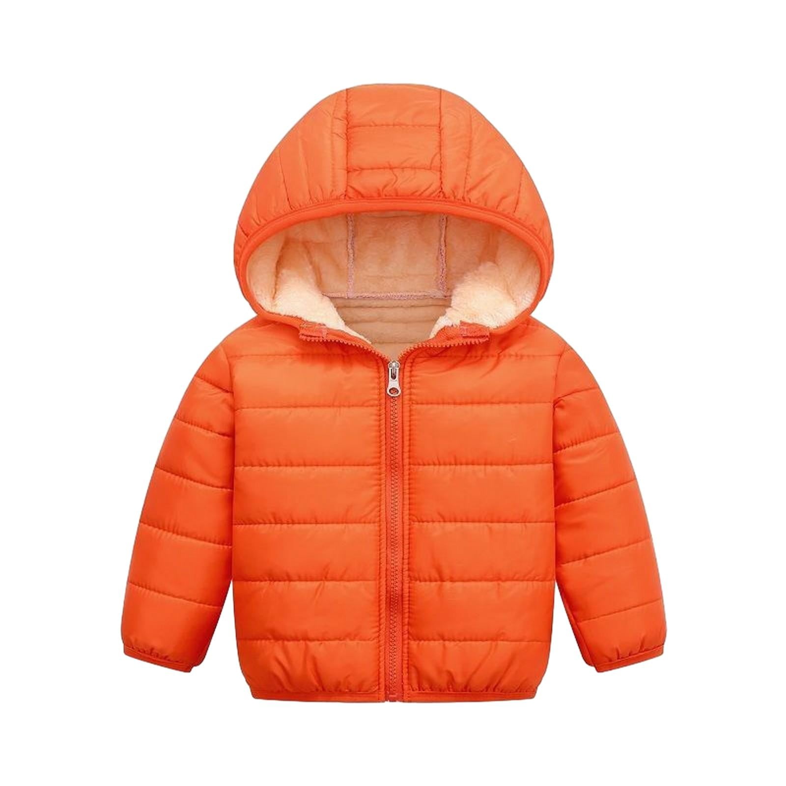 XXWXYD Toddler Boys Girls Fle𝖾ce Lined Puffer Jacket Lightweight ...