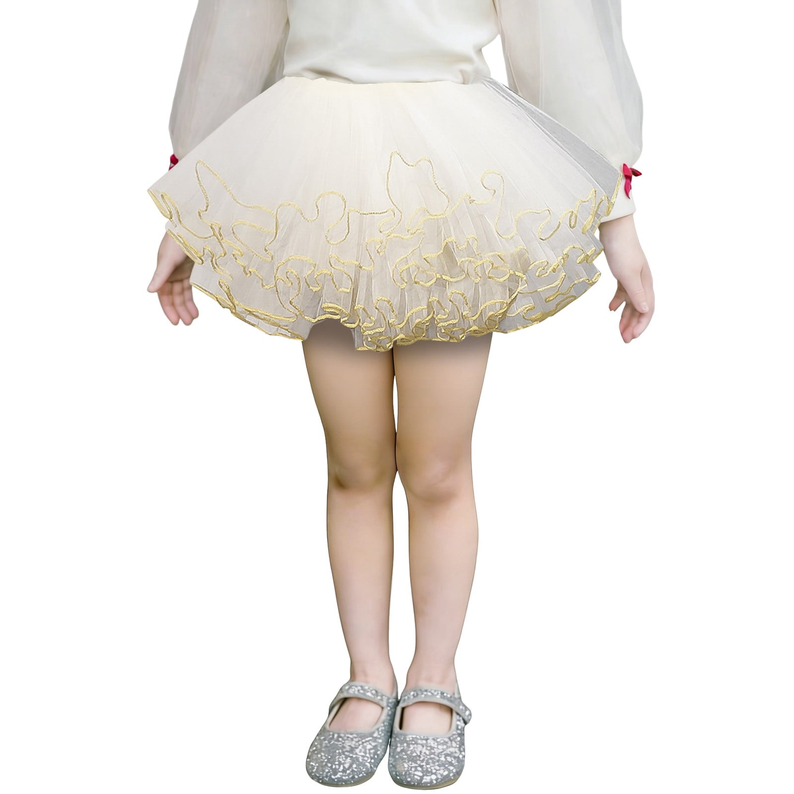 XXWXYD Toddler Girls Tu𝗍u Skirt Ballet Dance Layered Tulle 𝖢arnival ...