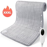 Equate XL Electric Heating Pad, 6 Heat Settings with Auto Shut off, 12 ...