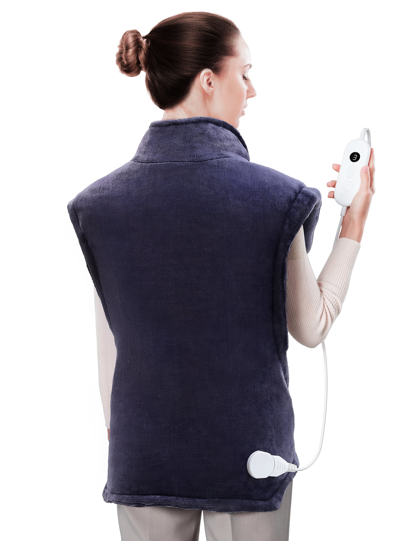 XXX-Large Electric Heating Pad for Back and Shoulders, 17''x33'' Heat ...