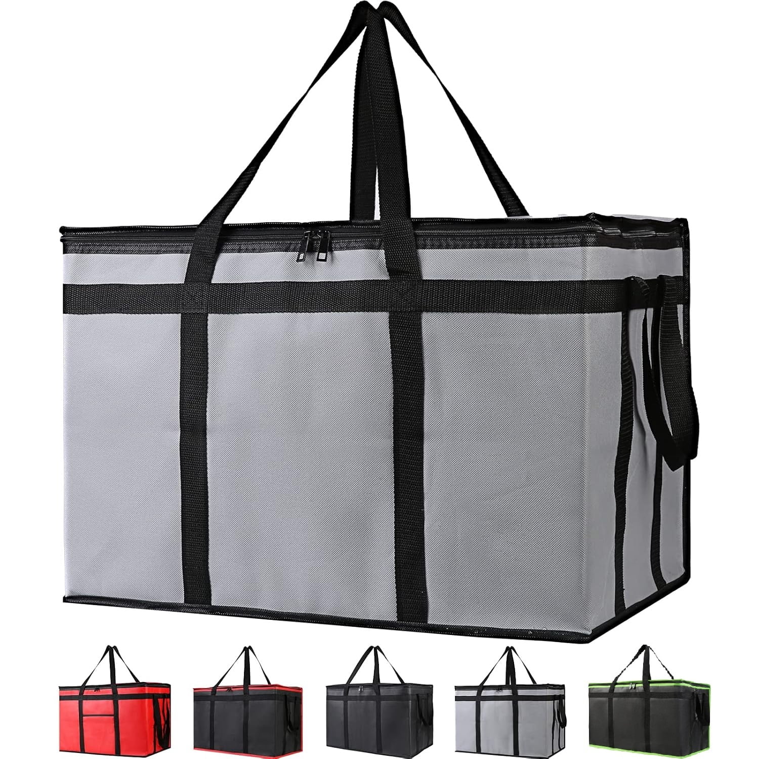 XXX-Large Insulated Food Delivery Bag, Reusable Hot & Cold Thermal Bags ...
