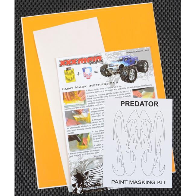 XXX Main Racing XXXM013L Predator Paint Mask - Walmart.com