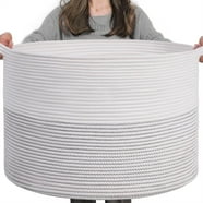 Sorbus Trapezoid Storage Bin Box Basket Set Foldable with Cotton Rope ...