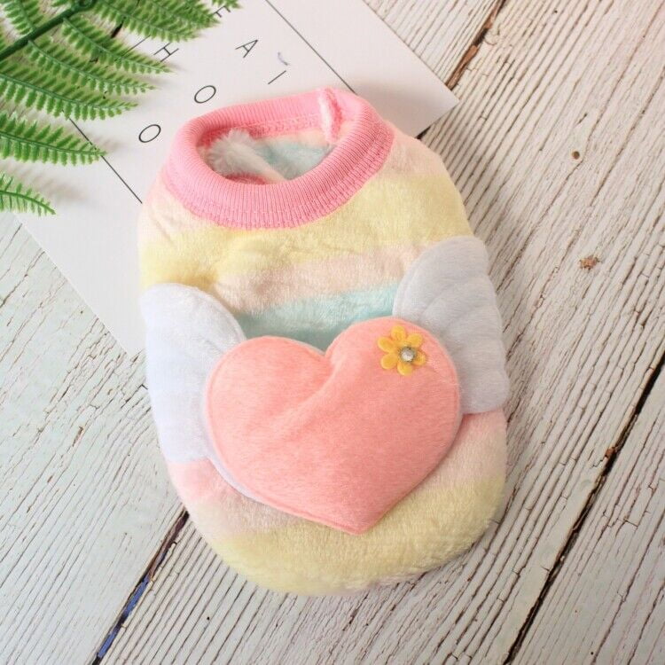 XXXS/XXS/XS/S Cute Teacup Dog Clothes Puppy Vest Coral Soft Girl Dog ...