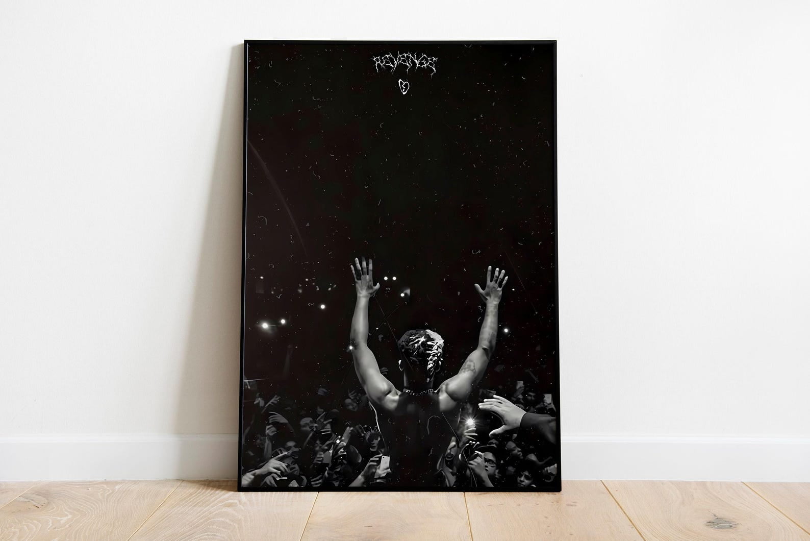 XXXTENTACION Live Performance Poster, Dark Underground Stage Art, Size ...