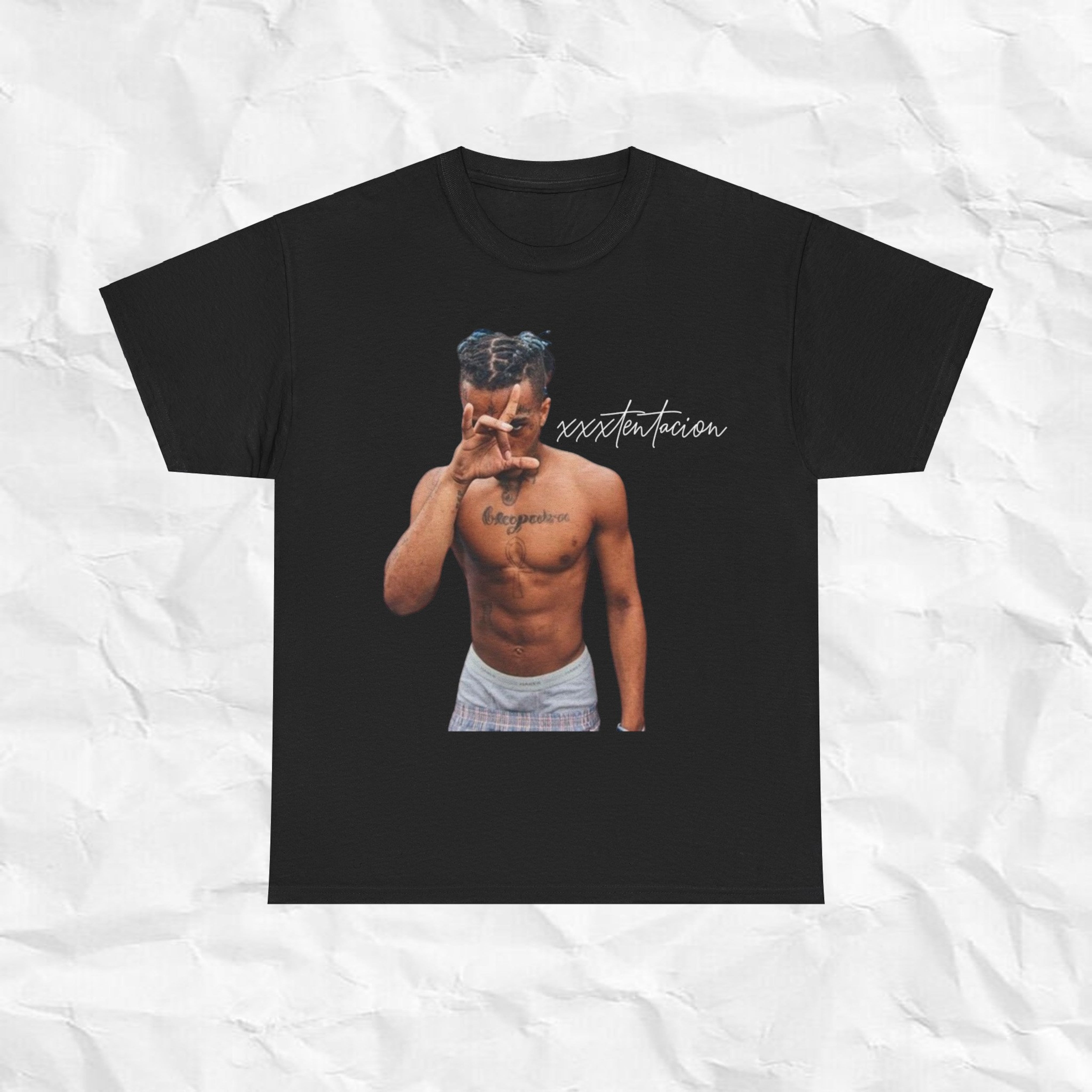 XXXTentacion Graphic Shirt, Inspired Vintage Rap Shirt, Hip-Hop Rap ...