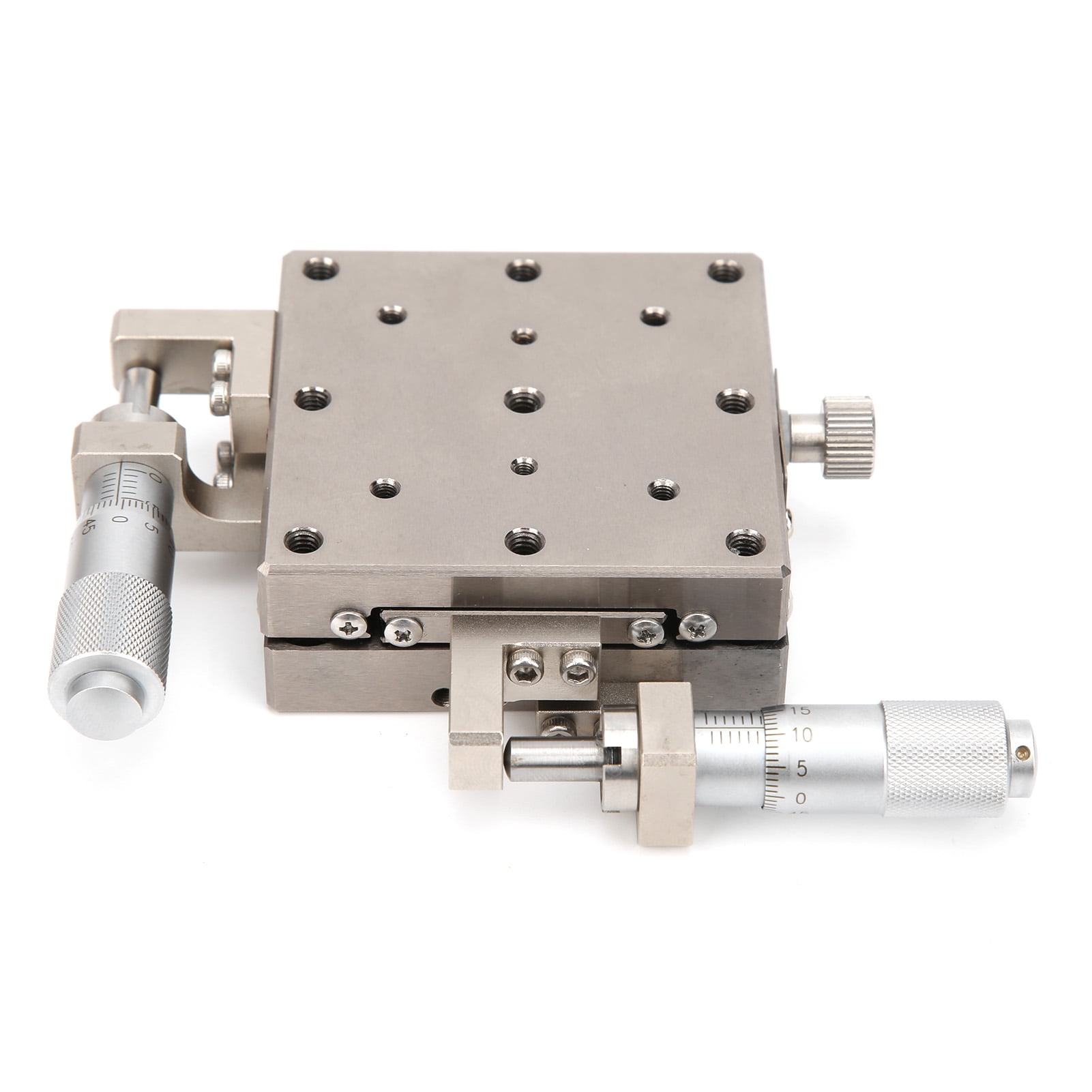 XY Axis Sliding Table - Aluminum Alloy Gear Knob Tuning Slide Stage ...