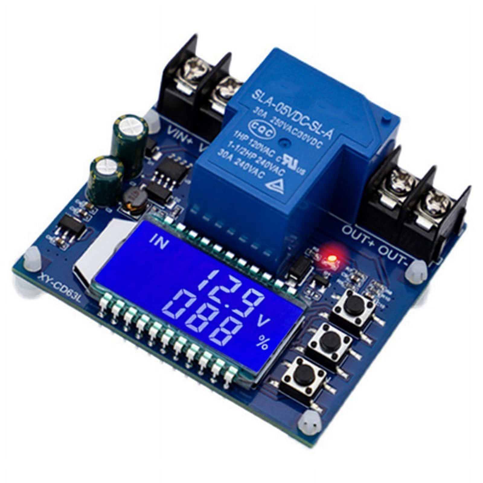 XY-CD63L 30A Battery Charge Discharge Controller Low Voltage Cut Off ...