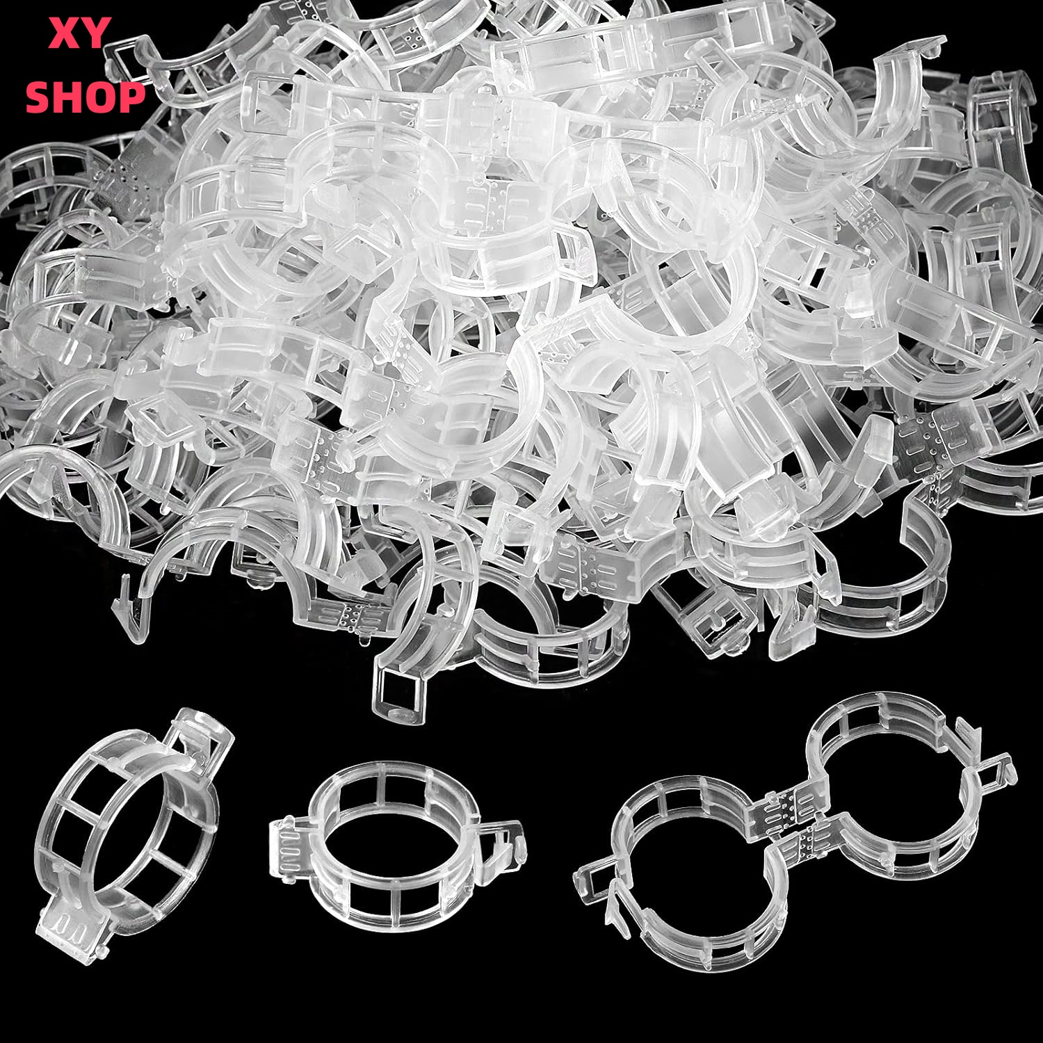 XY SHOP 200-Pack Plastic Plant Support Clips | Ideal for Grape, Tomato ...