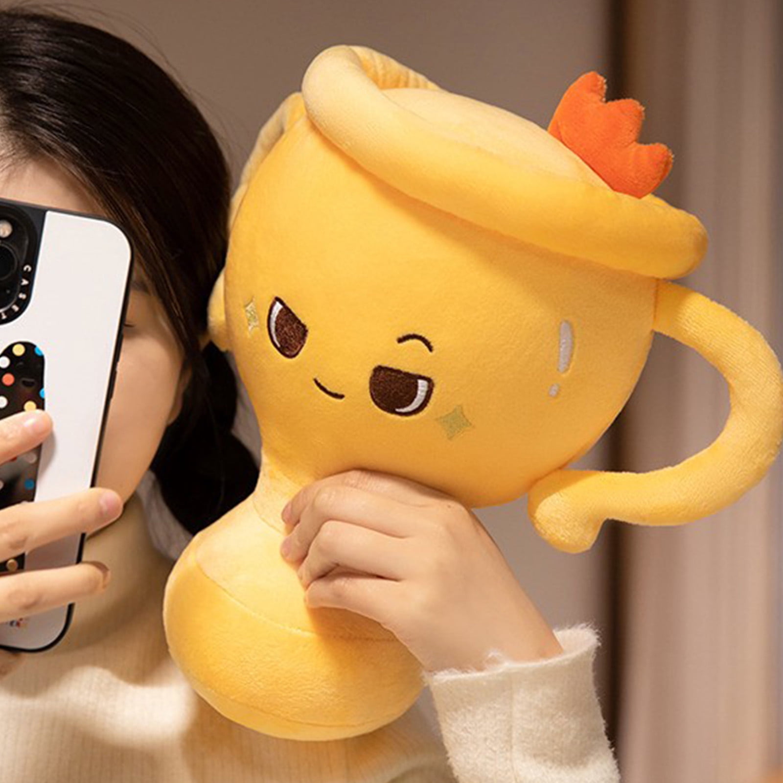 XY Trend Box Adorable Trophy-Shaped Plush Toy Soft, Cuddly, and Perfect ...