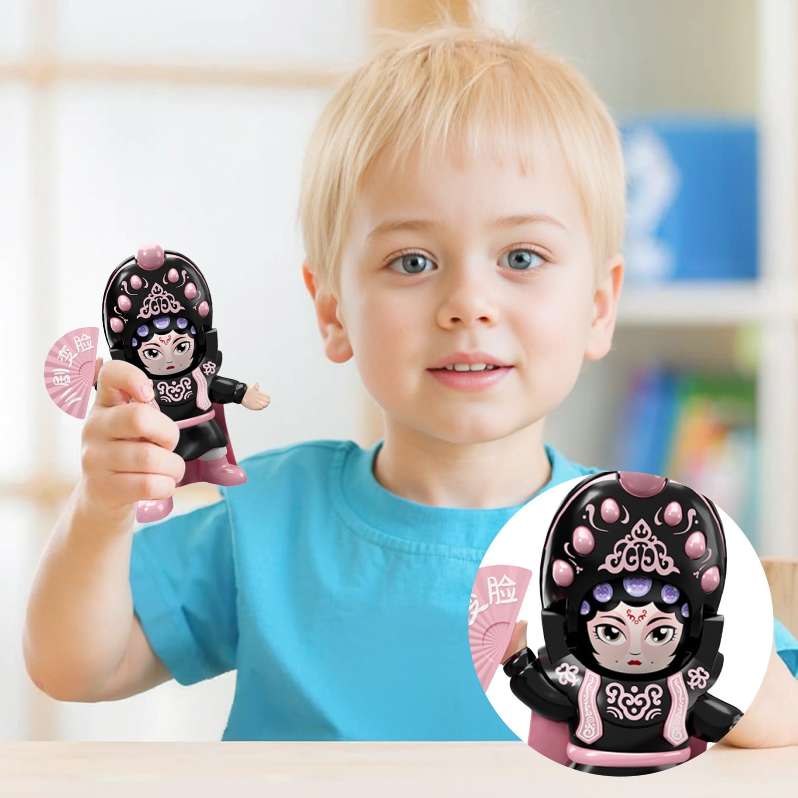 XY Trend Box Panda Face Changing Doll ，Sichuan Opera Face Changing Doll ...