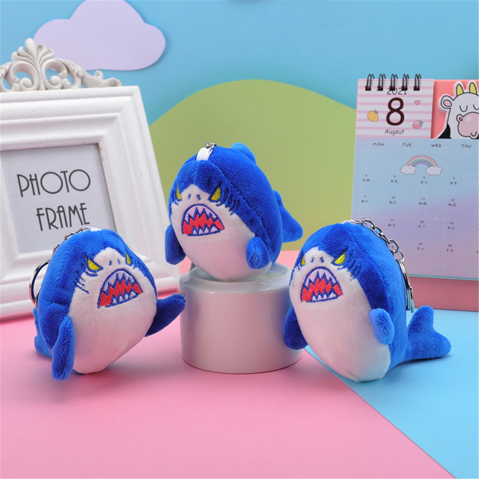 XY Trend Box Plush Shark Toy Soft Stuffed Animal for Kids, Cute Ocean ...