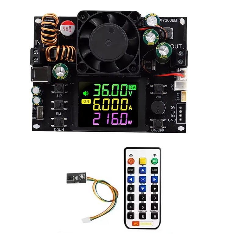 XY3606B 216W Adjustable Voltage Regulator Power Supply+IR Kit DC Buck ...