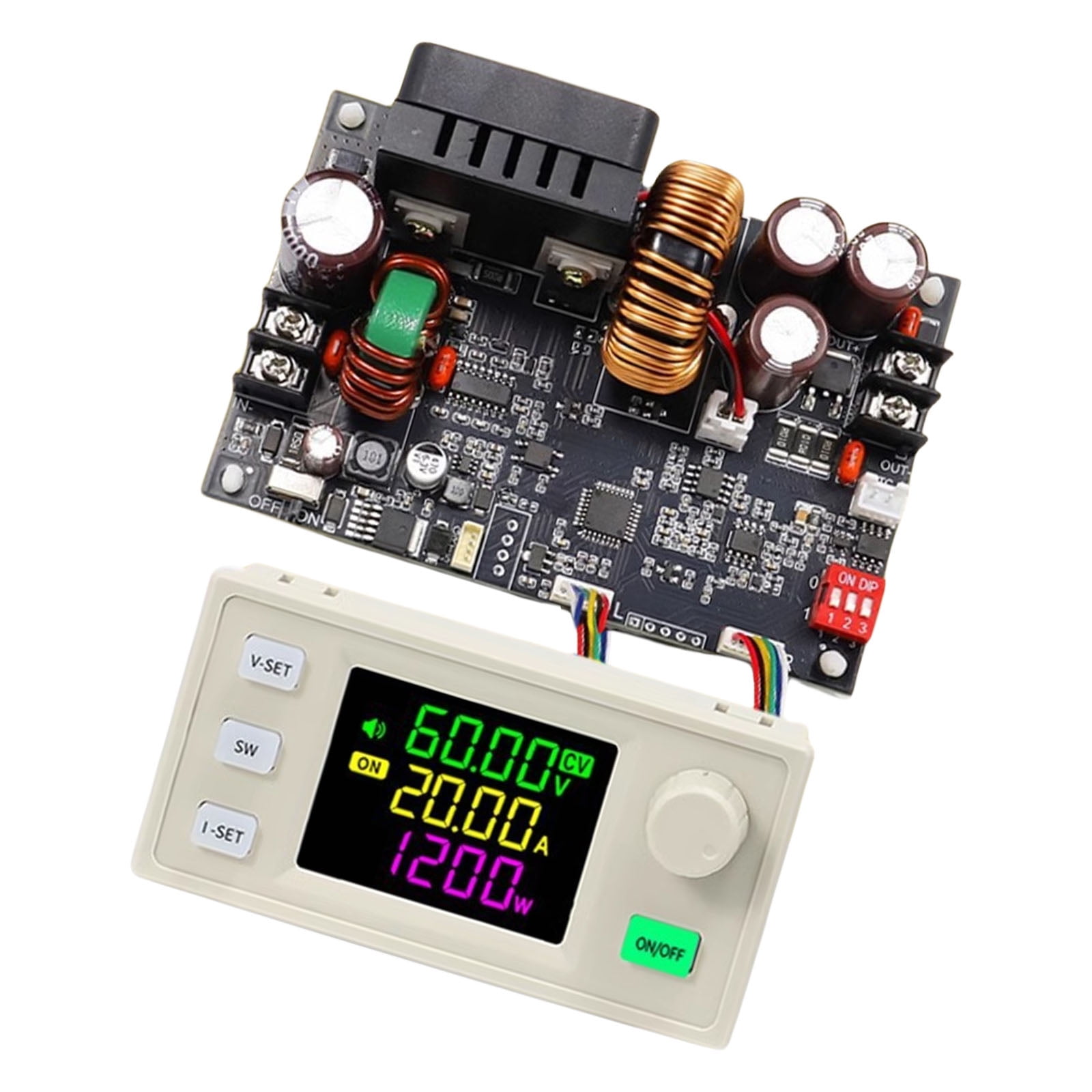 XY6020L 20A 1200W Step Down Converte Step Down Module LCD Adjustable ...