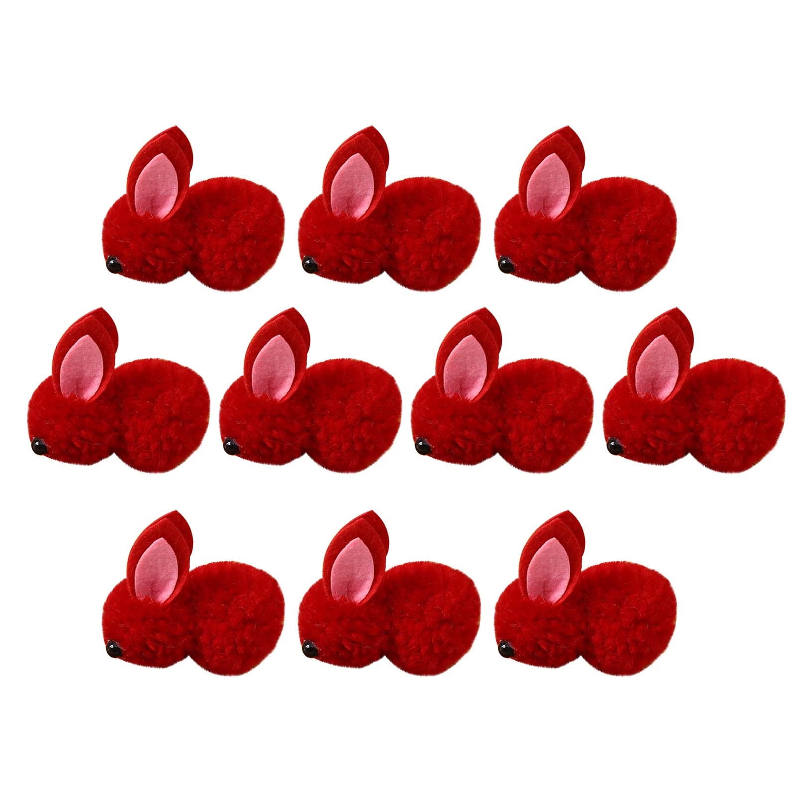 XYAIYT 10pcs Mini Easter Bunny Doll Set,Soft Cuddly Stuffed Bunny Toys ...