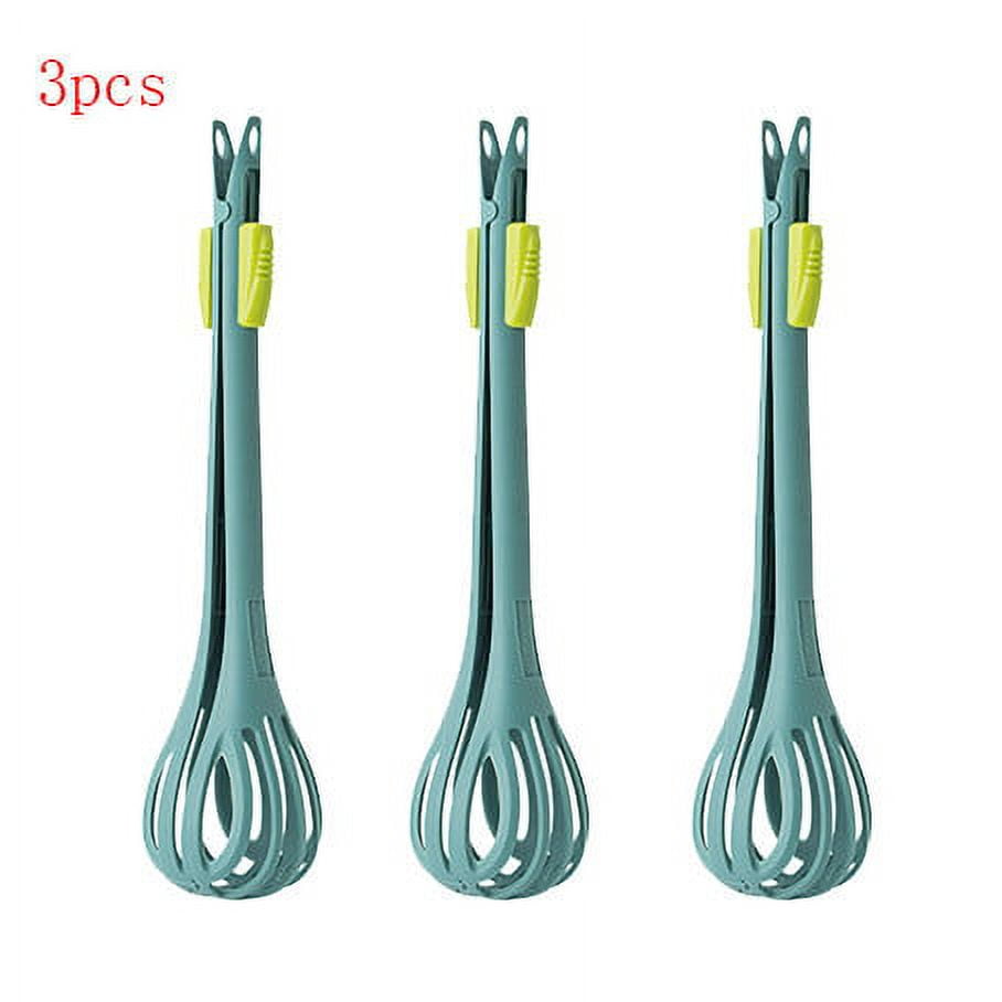 XYAIYT 2-in-1 Food Tongs and Whisk Set Multifunctional Kitchen Tool for ...