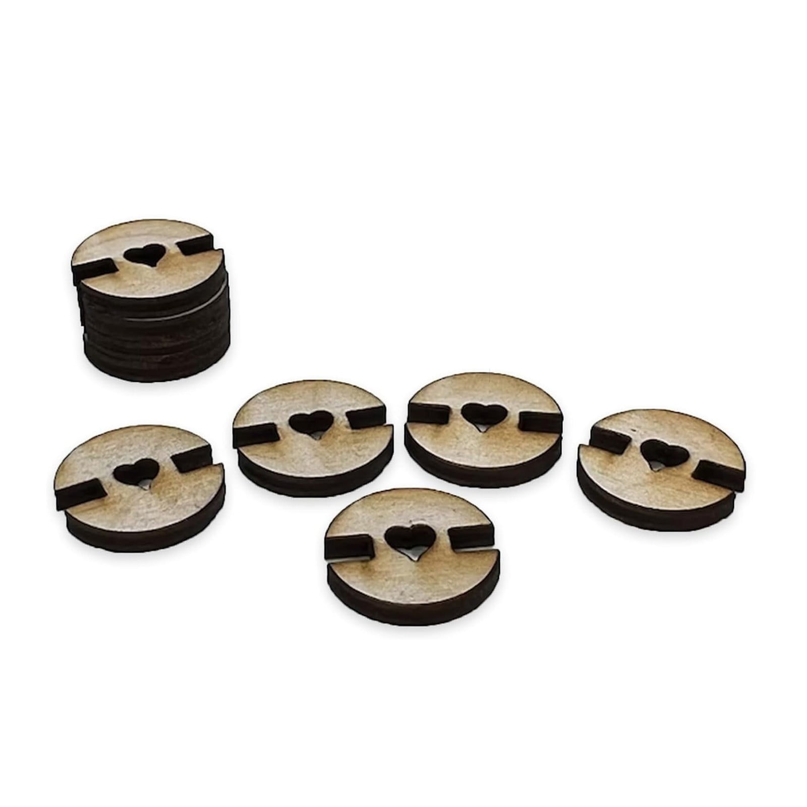 XYAIYT 50 Pack Wood Hat Buttons for Knitted Hat Making and Toques DIY ...
