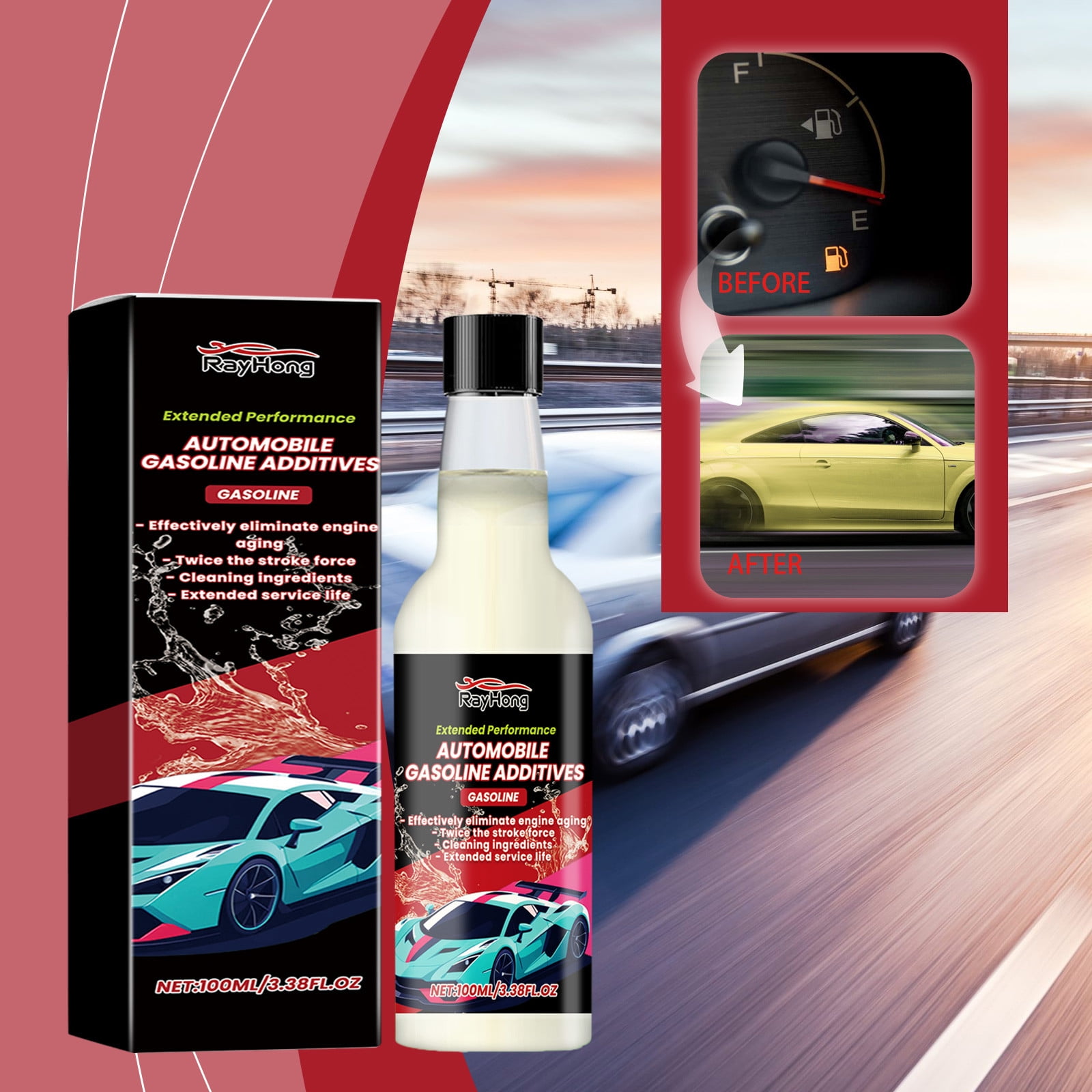 XYAIYT Automotive Additive 100 ml Enhances Power and Efficiency,Cleans ...