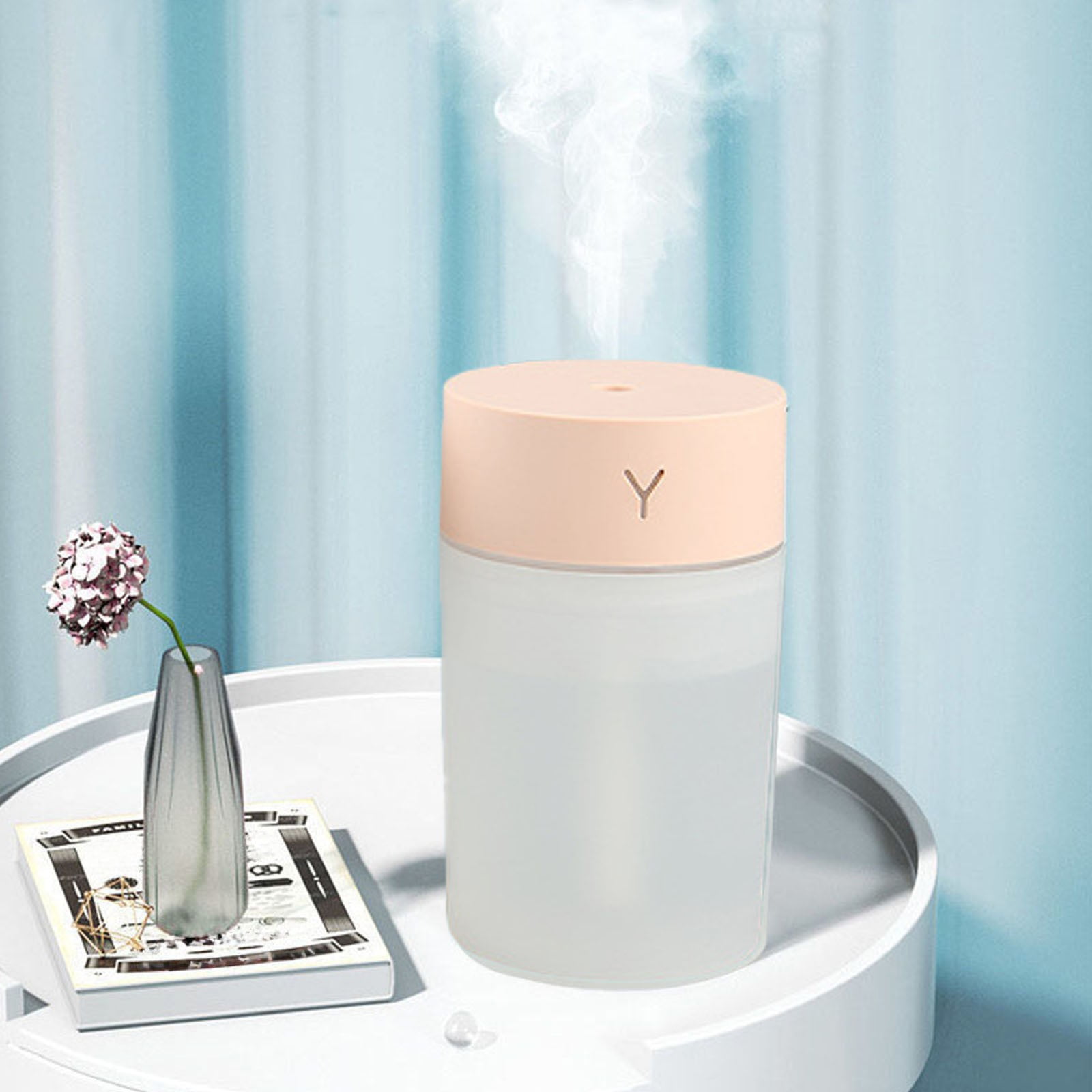 XYAIYT Compact Cool Mist Humidifier for Rooms and Houseplants,Quiet ...