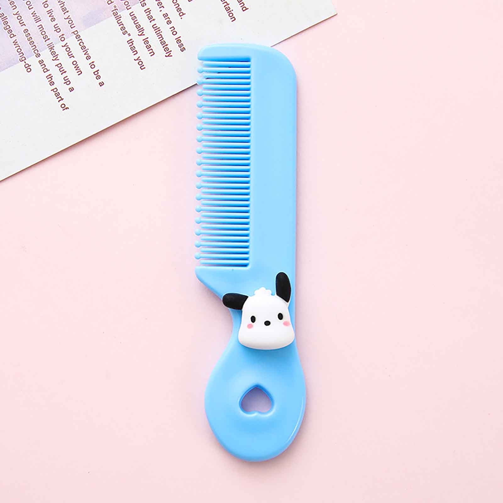 XYAIYT Cute Mini Hair Comb for Kids with Gentle Bristles Suit for ...