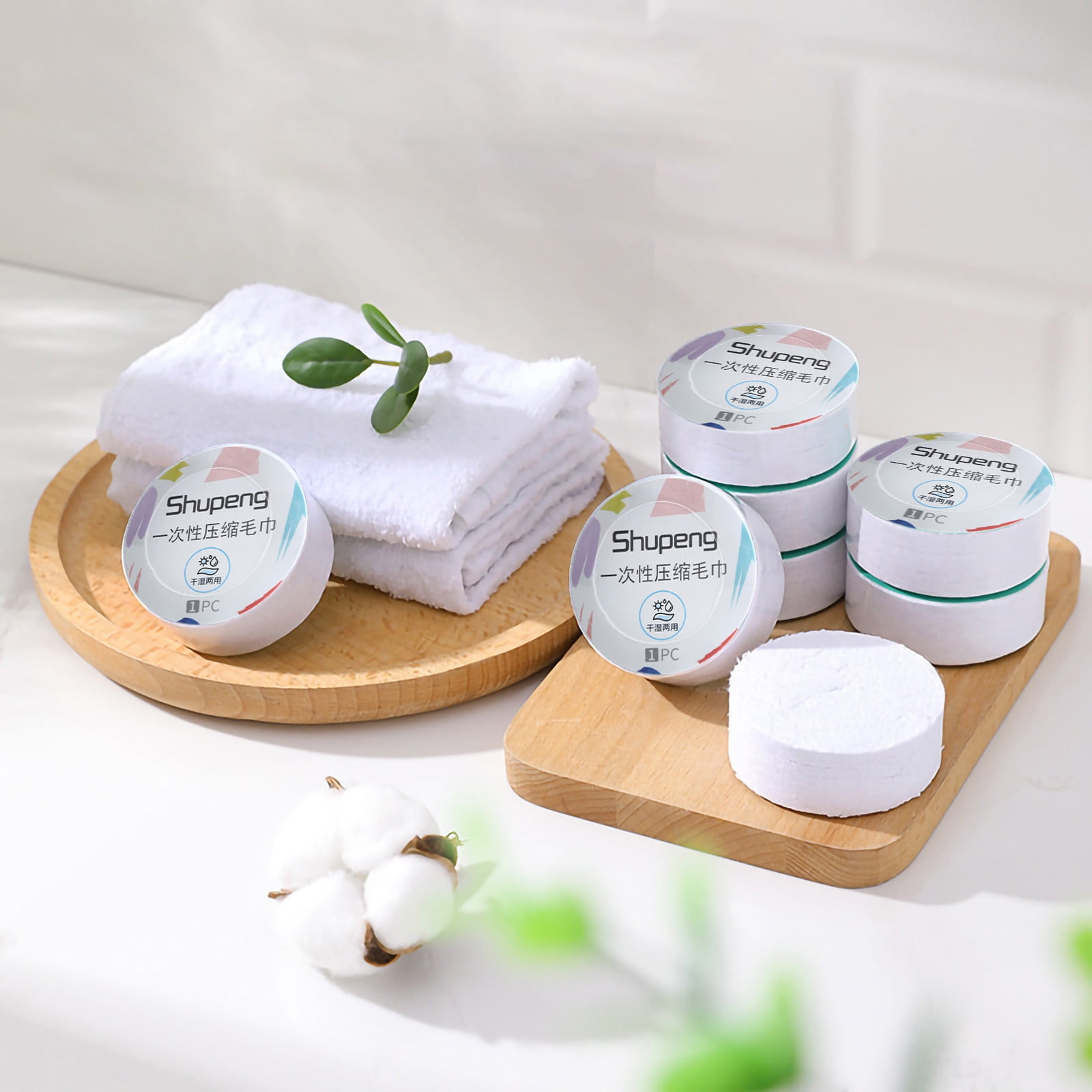 XYAIYT Disposable Compressed Towel Travel Pack Compact Portable Face ...